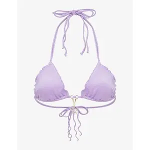 Agent Provocateur Berry Triangle Bikini Top - Lilac