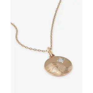 LA MAISON COUTURE Skydiamond Elemental Water Pendant Necklace - Gold