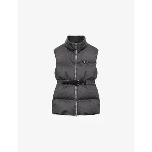 Prada Wool-down Gilet - Grey