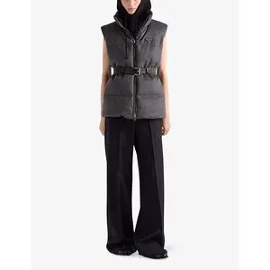 Prada Wool-down Gilet - Grey
