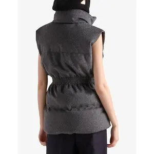 Prada Wool-down Gilet - Grey