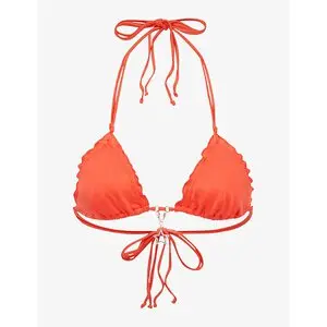 Agent Provocateur Berry Triangle Bikini Top - Orange