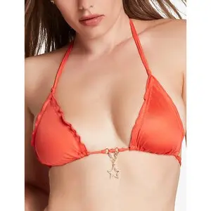 Agent Provocateur Berry Triangle Bikini Top - Orange