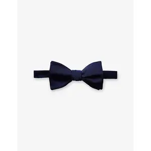 Eton Self-tied Silk Bow Tie - Navy Blue