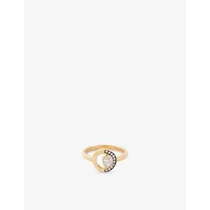 LA MAISON COUTURE Skydiamond Crescent Ring - Gold