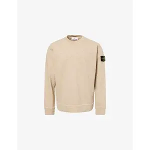 Stone Island Vanise Logo-patch Cotton-jersey Sweatshirt