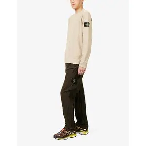 Stone Island Vanise Logo-patch Cotton-jersey Sweatshirt