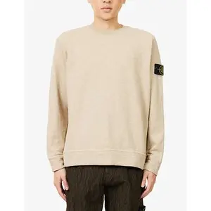 Stone Island Vanise Logo-patch Cotton-jersey Sweatshirt
