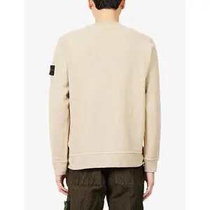 Stone Island Vanise Logo-patch Cotton-jersey Sweatshirt