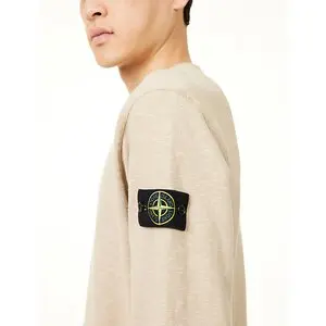 Stone Island Vanise Logo-patch Cotton-jersey Sweatshirt