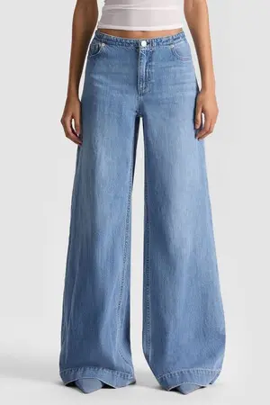 Alice + Olivia Slay Wide Leg Jean