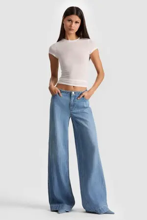 Alice + Olivia Slay Wide Leg Jean