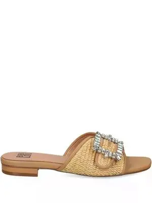 BIBI LOU Jewel-embellished Woven Sandals
