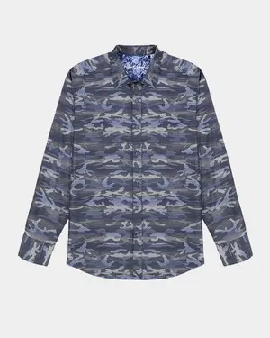 Men's Camo Button Up Shirts