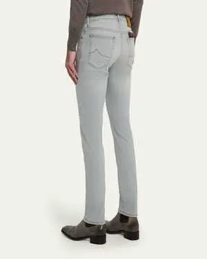 JACOB COHЁN Bard Slim-fit Jeans - Gray
