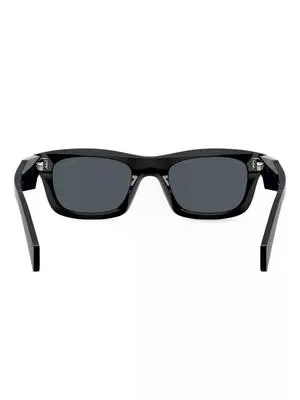 Prada Engraved Square-frame Sunglasses