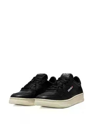 AUTRY Medalist Leather Sneakers - Black