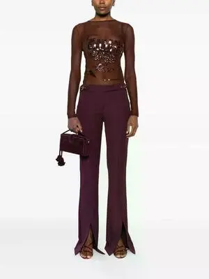 Versace Split-hem Trousers