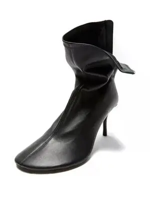 Acne Studios Leather Stiletto Boots - Black