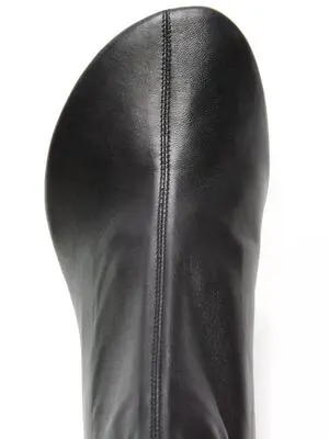 Acne Studios Leather Stiletto Boots - Black