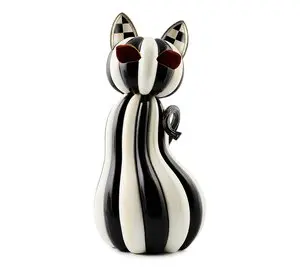 MACKENZIE-CHILDS Striped Halloween Cat - One-color