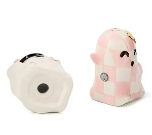 MACKENZIE-CHILDS Halloween Ghost Salt & Pepper Shakers