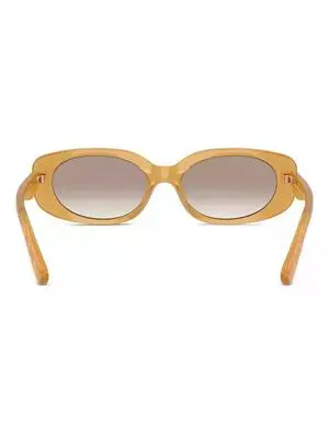 COACH Oval-frame Sunglasses - Brown