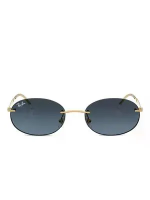 Ray-ban Oval-frame Rimless Sunglasses
