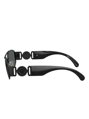 Versace Embellished Double-bridge Sunglasses