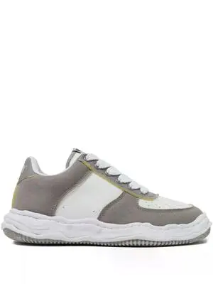 Mihara Yasuhiro Wayne Panelled Wave-sole Sneakers