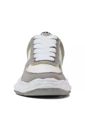 Mihara Yasuhiro Wayne Panelled Wave-sole Sneakers