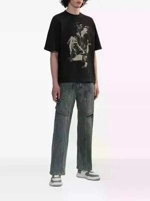Mihara Yasuhiro Wayne Panelled Wave-sole Sneakers