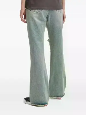 MUSIUM DIV. Lace-insert Flared Jeans