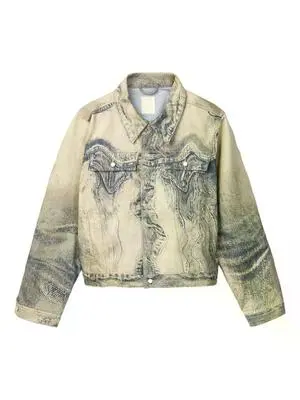 Camper Sand Blasted-effect Denim Jacket