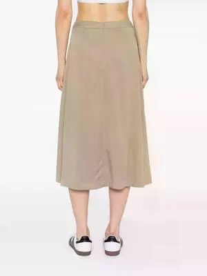 AGNES B. A-line Midi Skirt