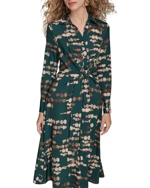 Donna Karan New York Satin Shirtdress