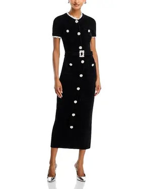 Self-portrait Round Neck Day Dresses