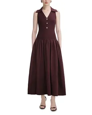 Self-portrait Round Neck Day Dresses
