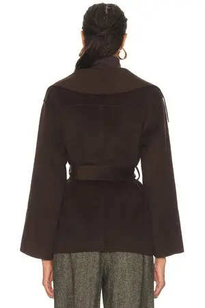 Simkhai Rowen Fringe Jacket - Chocolate