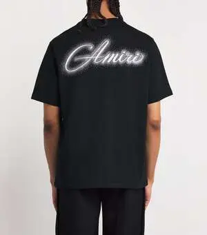Amiri Cotton Crystal-logo T-shirt