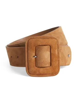 Max Mara Suede Belt - Brown