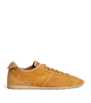 Jacquemus Corduroy Tennis Sneakers - Beige