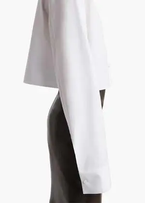 Khaite Jasen Wool Cashmere Top - Chalk