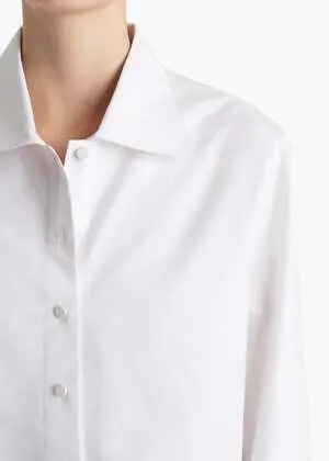 Khaite Jasen Wool Cashmere Top - Chalk
