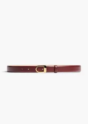 KHAITE Saddle Belt With Gold
