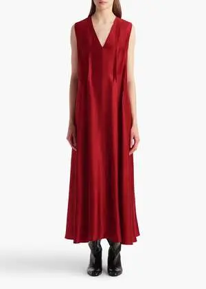 Khaite Syd Fit & Flare Dress