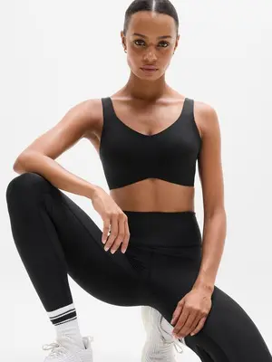 Athleta Stride Lite Bra - Black