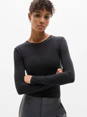 Athleta Sheer Mesh Top
