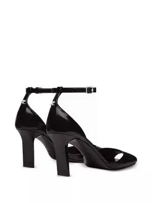 COURREGES Ankle-strap Peep-toe Pumps