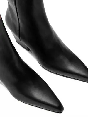 Paris Texas Jane Pointed-toe Block-heel Boots